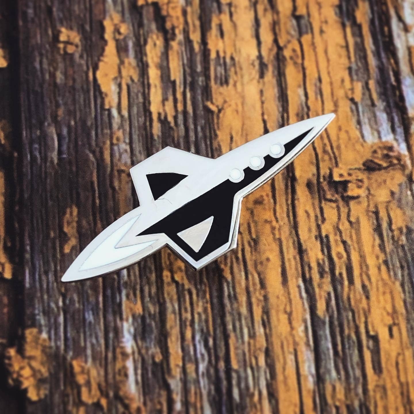 FCC Enamel Pin | Starship – Pandemonium Books and Games