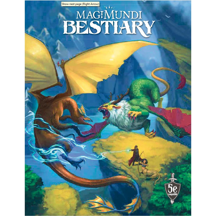 Magimundi Bestiary SC (5E) REL:2021 – Pandemonium Books and Games