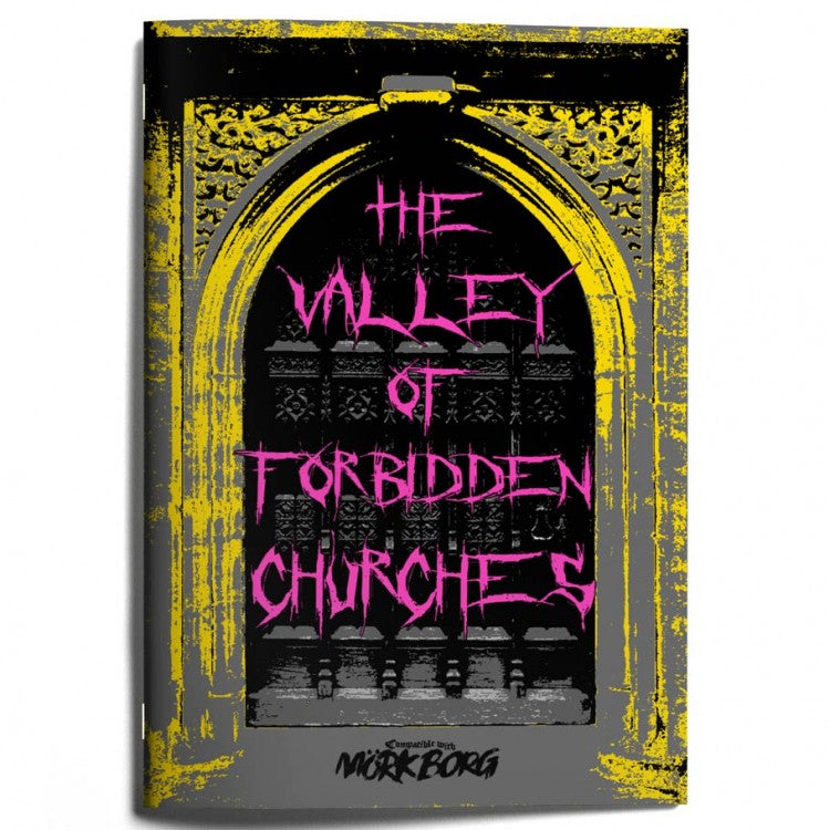 Mork Borg: Adv: Valley of Forbidden Churches – Pandemonium Books and Games